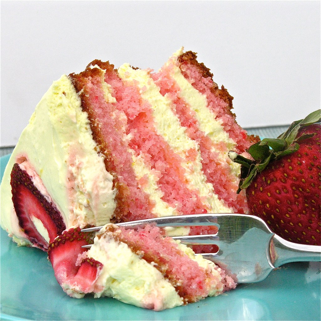 Strawberry Lemonade Layer Cake!! | EASYBAKED
