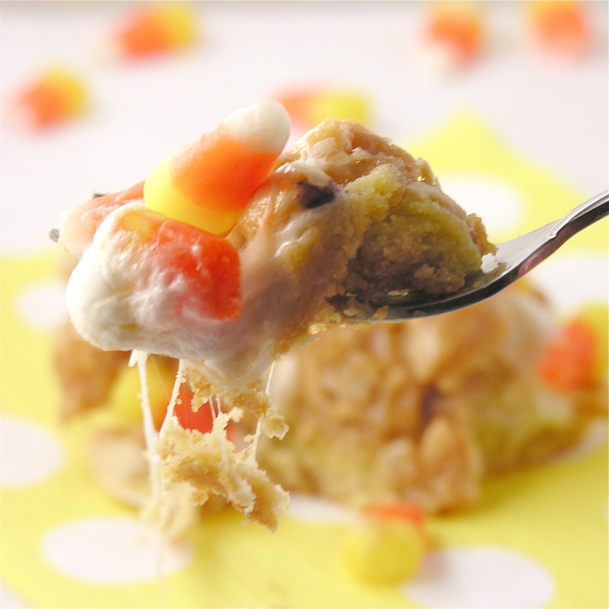 Candy Corn Peanut Bars | EASYBAKED