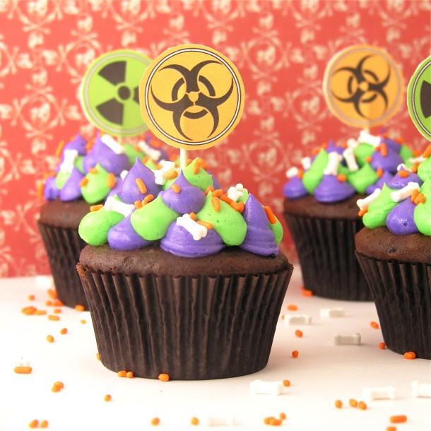 Toxic Slime-filled Cupcakes! | EASYBAKED