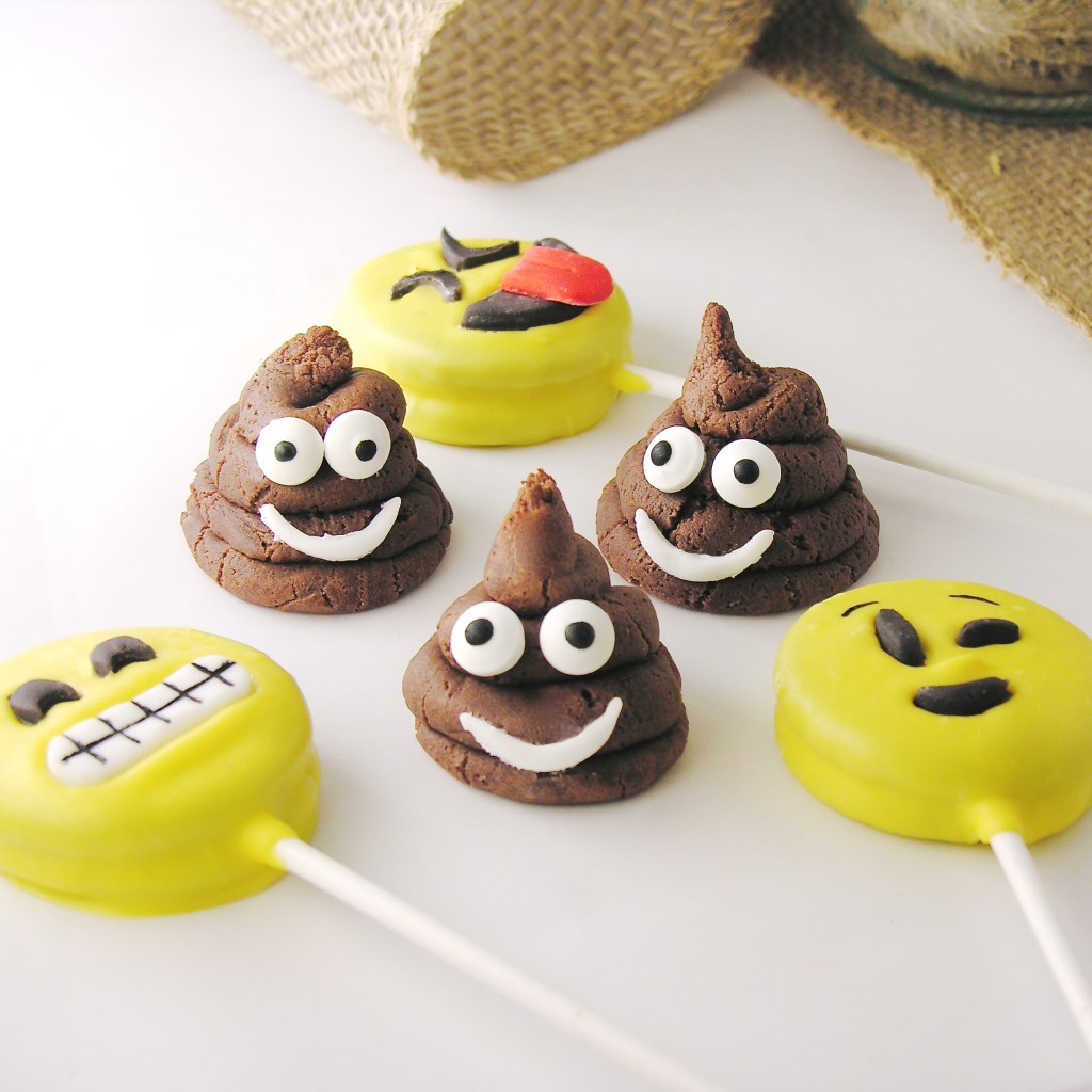 Chocolate “Poo” Emoji Cookies! | EASYBAKED