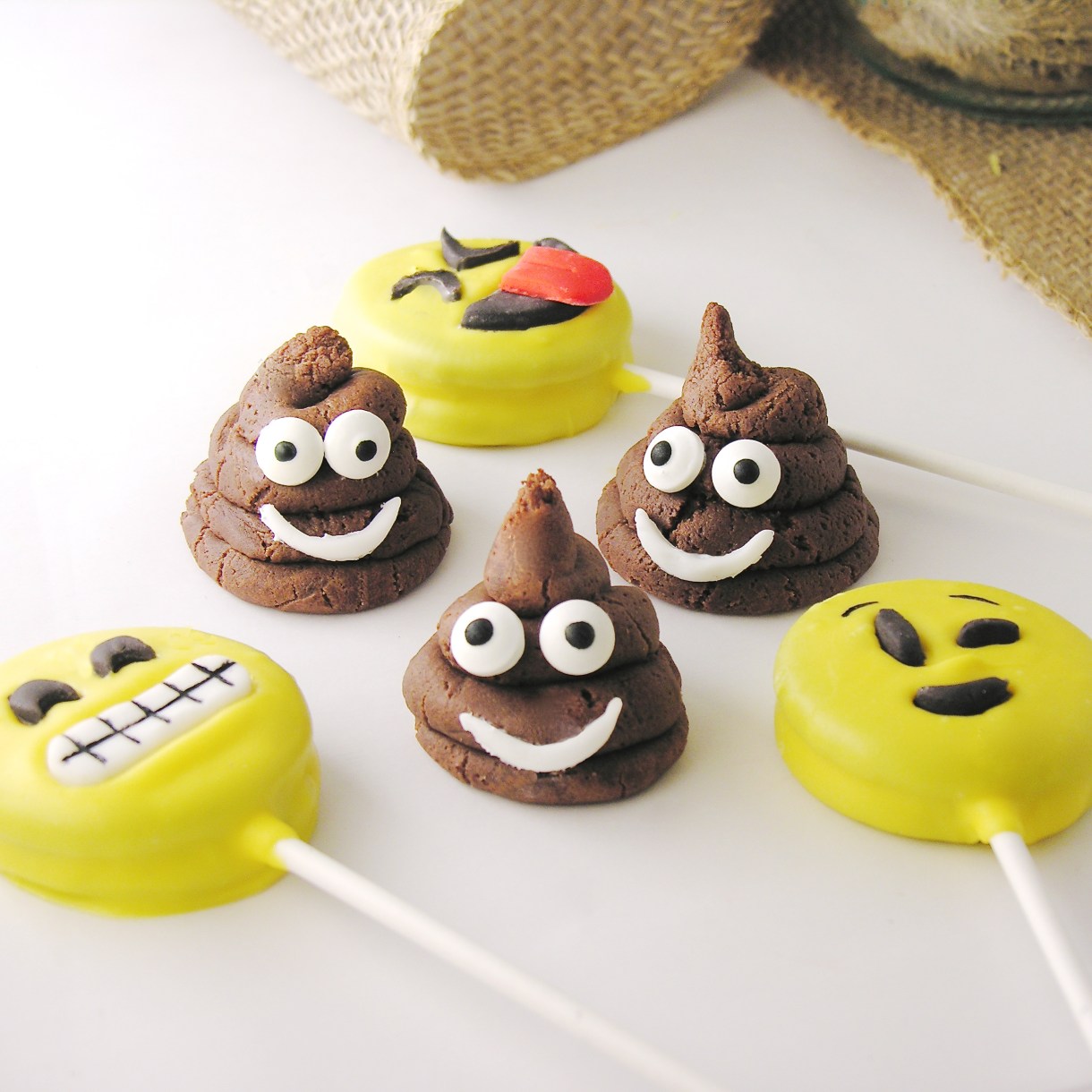 Chocolate “Poo” Emoji Cookies! | EASYBAKED