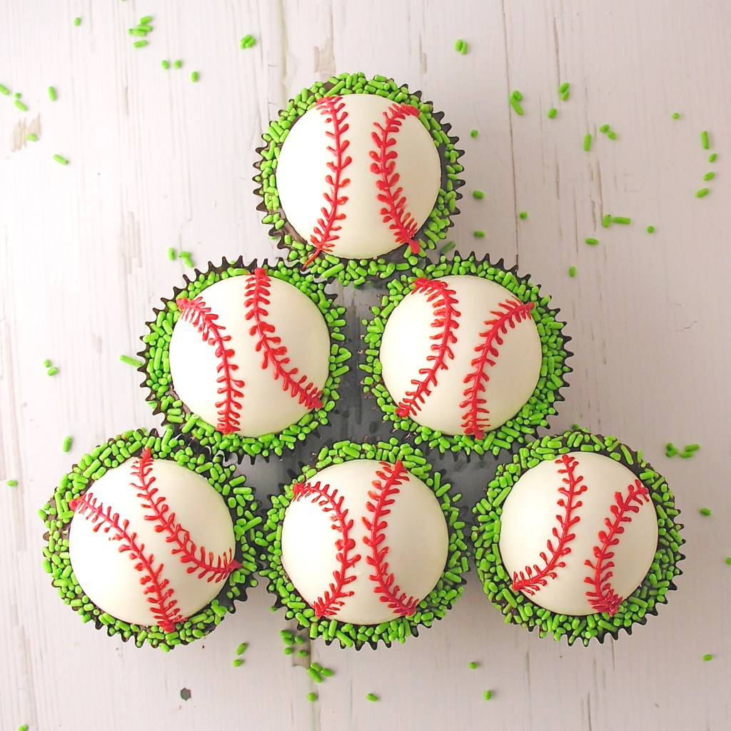 Baseball Brownie Cups! | EASYBAKED