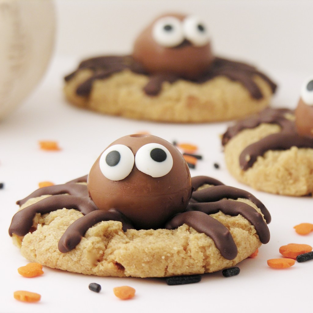 Peanut Butter Spider Cookies! | EASYBAKED