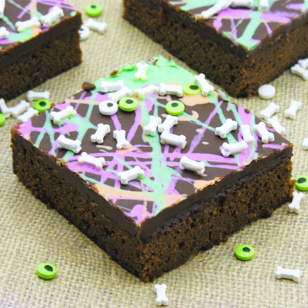Spooky Chocolate Brownies | EASYBAKED