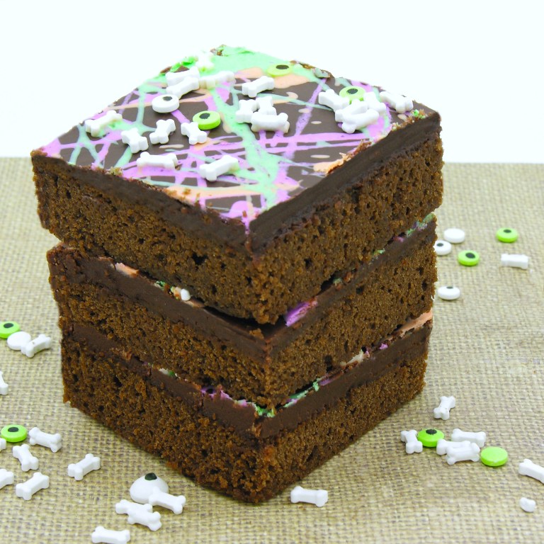 Spooky Chocolate Brownies | EASYBAKED