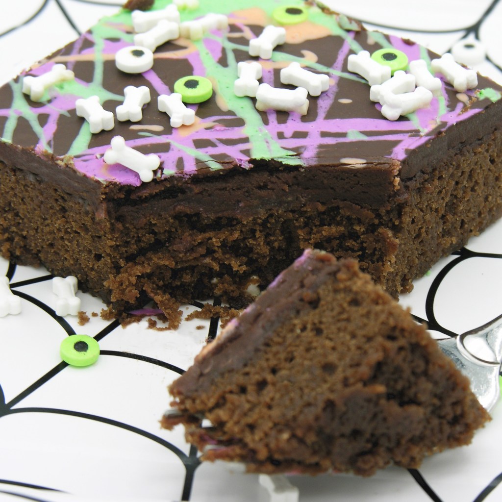 Spooky Chocolate Brownies | EASYBAKED